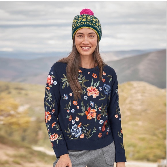Sundance | Accessories | Nwt Sundance Catalog Swirling Skies Hat Beanie ...